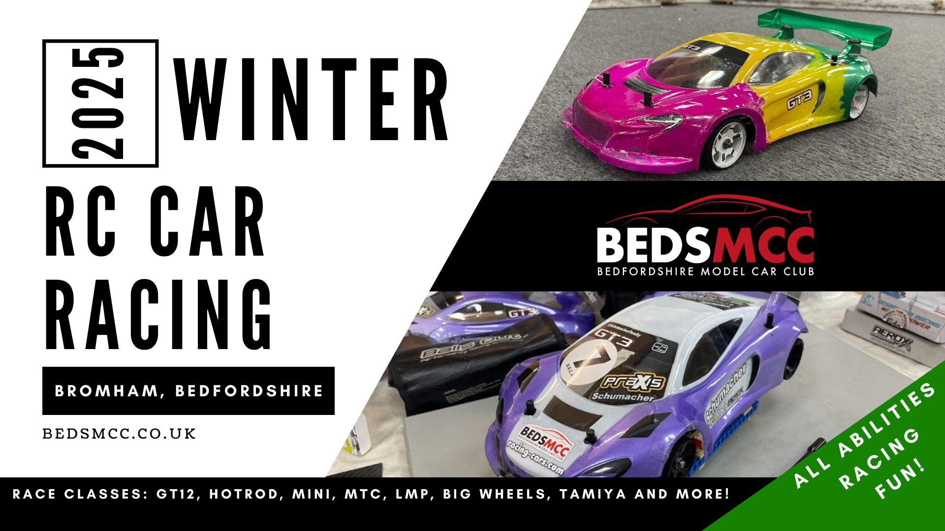 Winter-Spring 2025 RC Car Racing at Beds Model Car Club - Bedfordshire ...