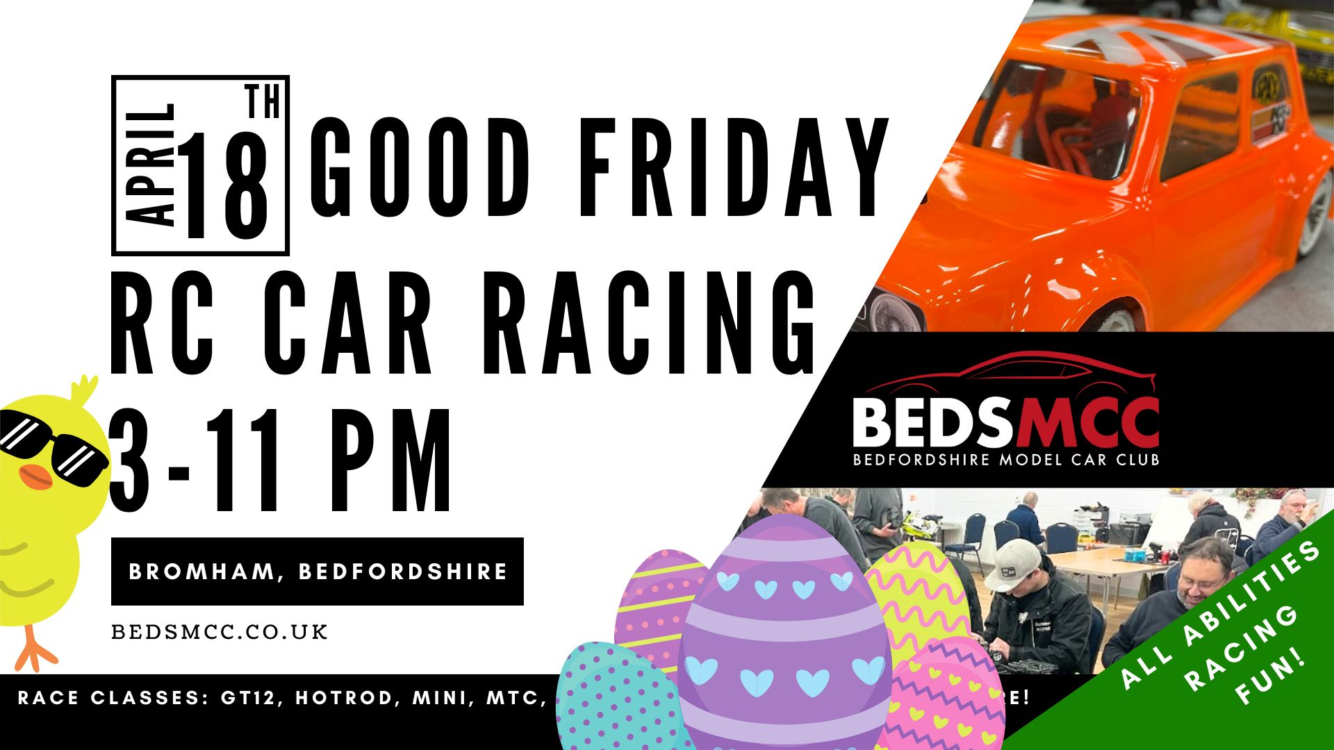 Good Friday On-Road RC Car Racing Club Day-Night Friday 18th April 2025 ...